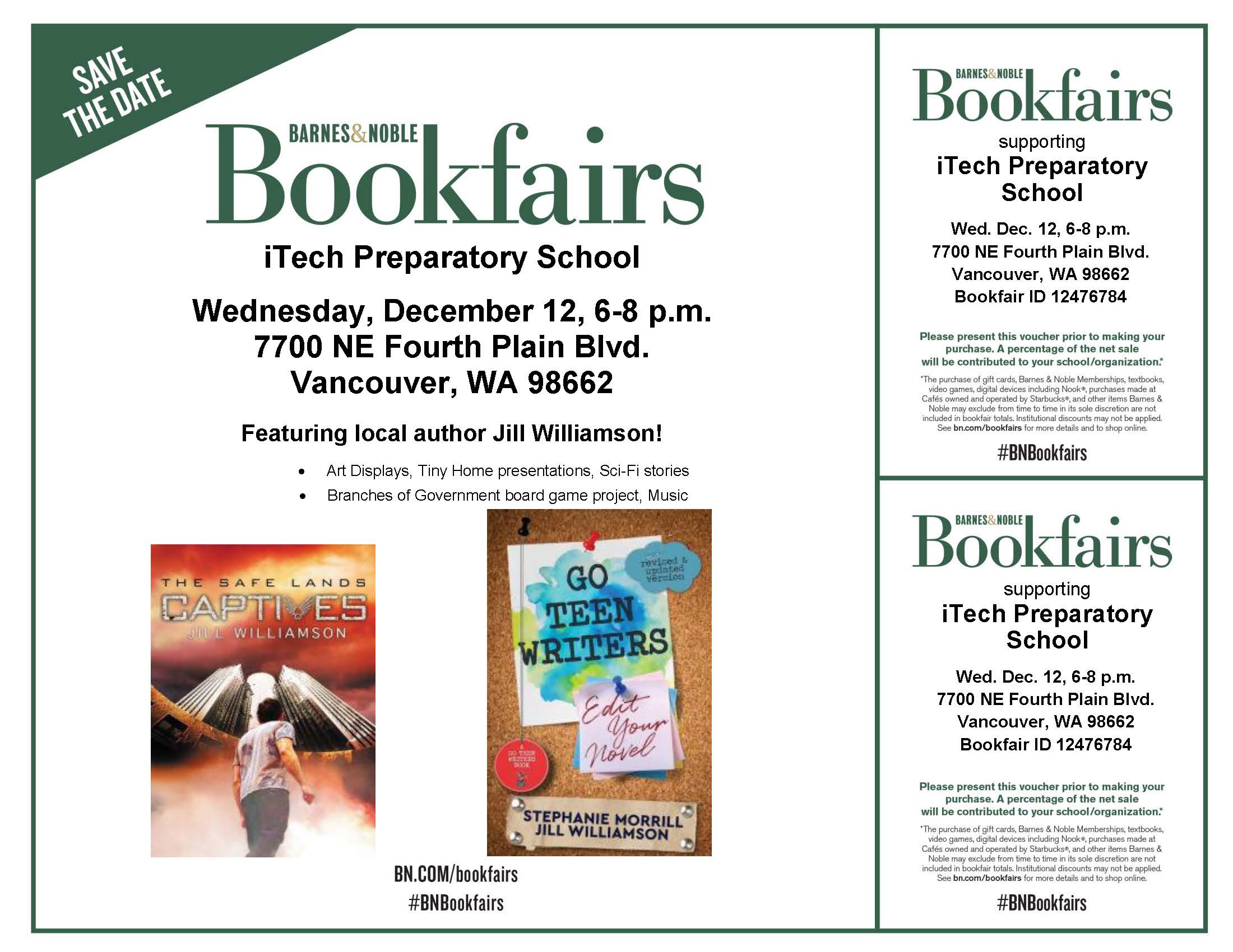 Barnes & Noble Bookfair Night – Vancouver iTech Preparatory